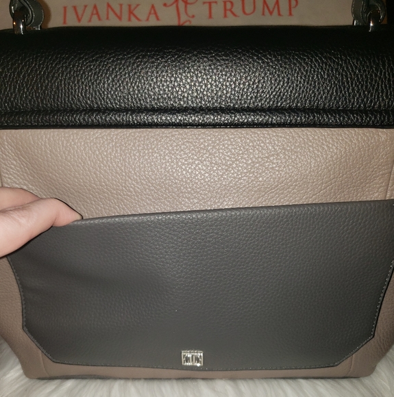 Ivanka Trump | Bags | Genuine Ivanka Trump Satchal Pursegenuine Leather ...